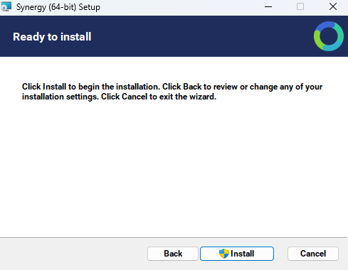 Installing Synergy 3 on Windows – Synergy Help Center