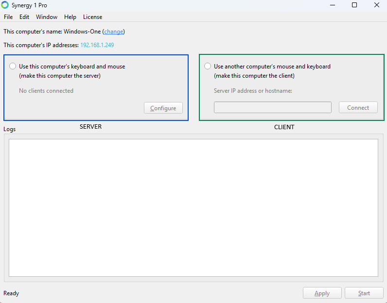 How to configure Synergy 1 – Synergy Help Center